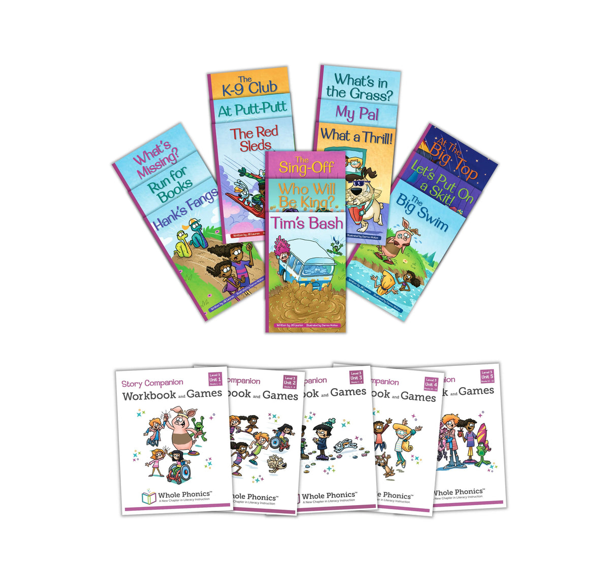 Level 3 Complete Set, Readers and Workbooks – Whole Phonics™