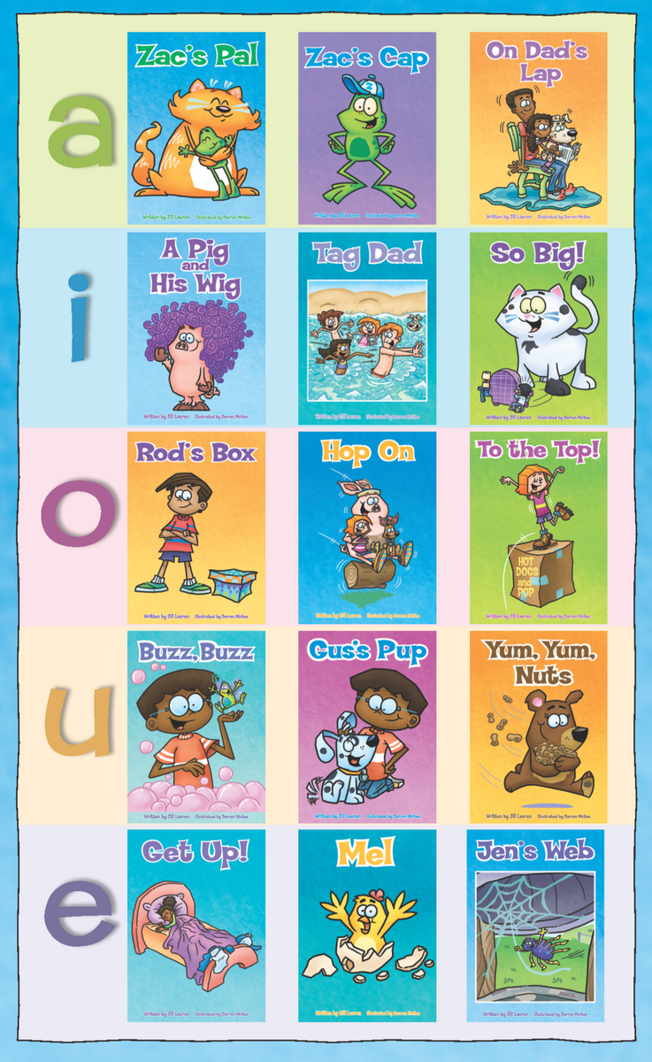 Short Vowel Decodable Book Set (Level 1) - 15 Items – Whole Phonics™