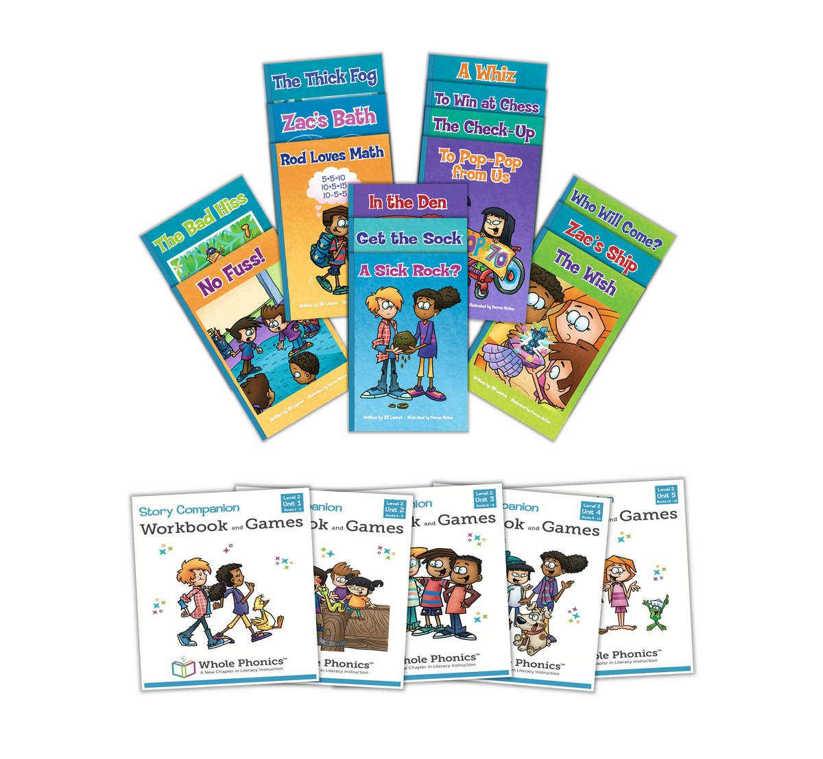 Level 2 Complete Set, Readers and Workbooks – Whole Phonics™
