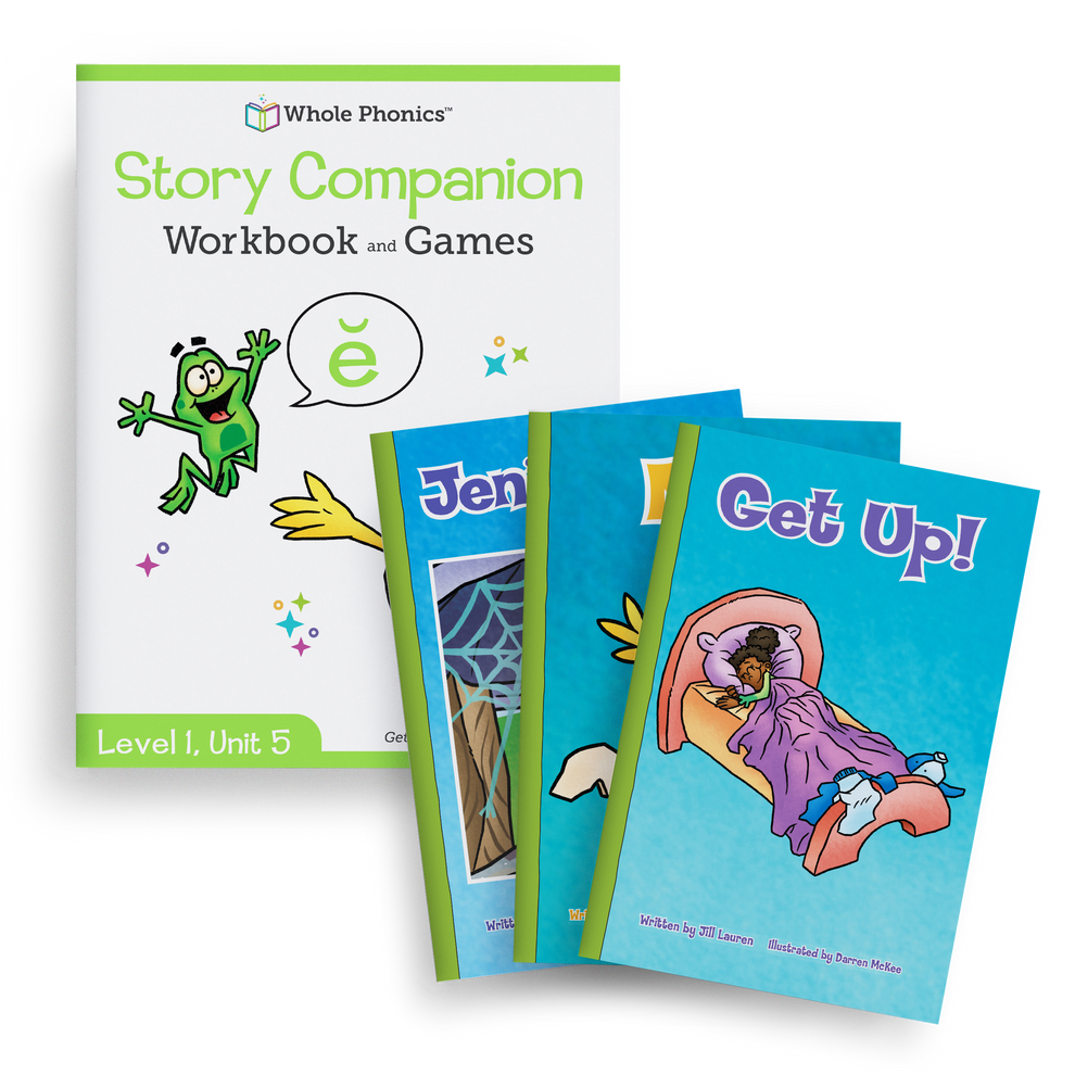 Short e Decodable Book and Workbook Set – Whole Phonics™
