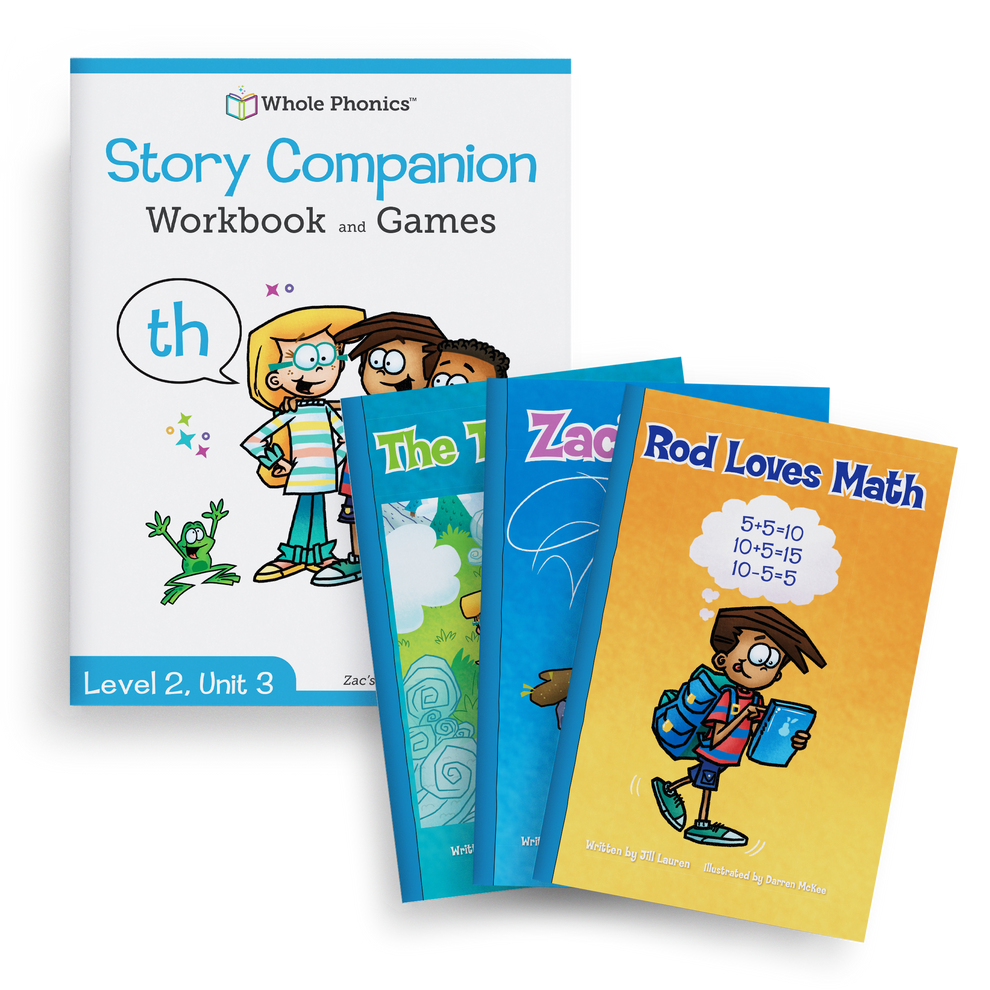 Th Decodable Books and Workbook Set – Whole Phonics™