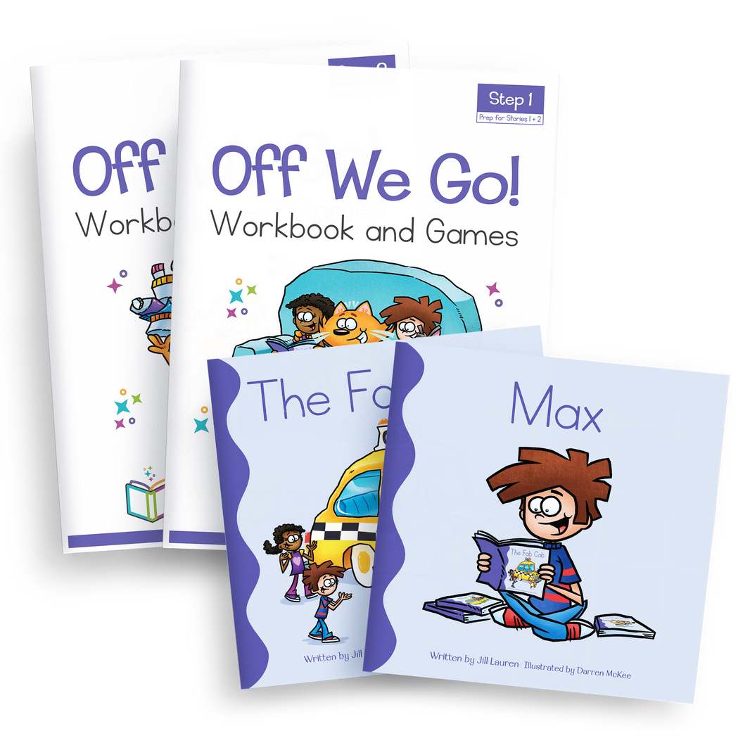 Consonants and short a - Off We Go! – Whole Phonics™
