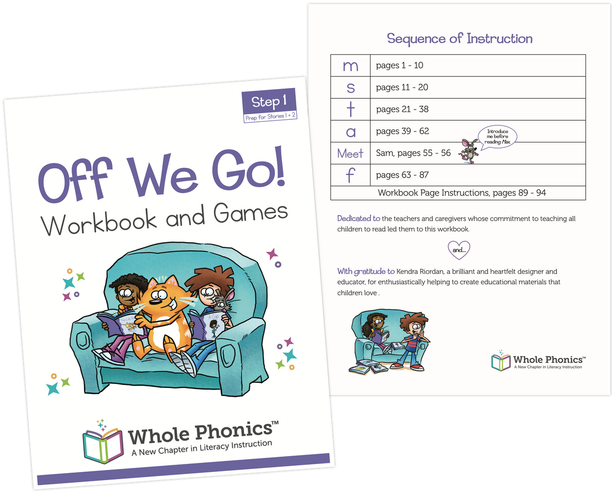 Off We Go! Complete Set, Readers and Workbooks – Whole Phonics™