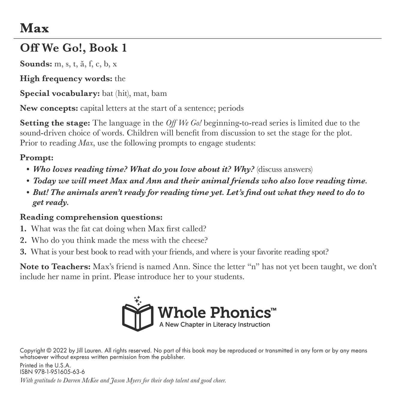 WP UFLI All Concepts Decodable Book Set – Whole Phonics™