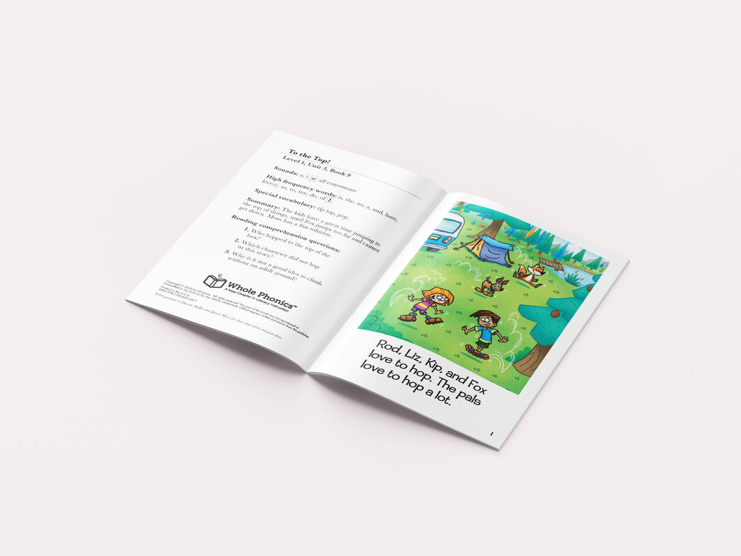 Level 1 - Unit 3: Short o – Whole Phonics™