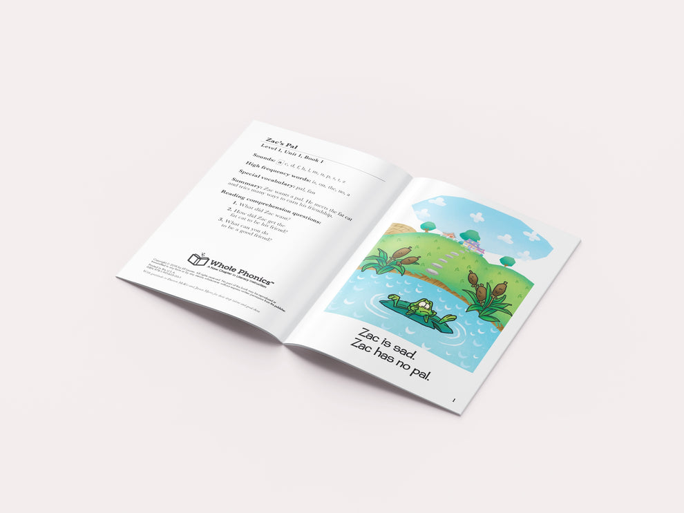 Short Vowel Decodable Book Set – Whole Phonics™