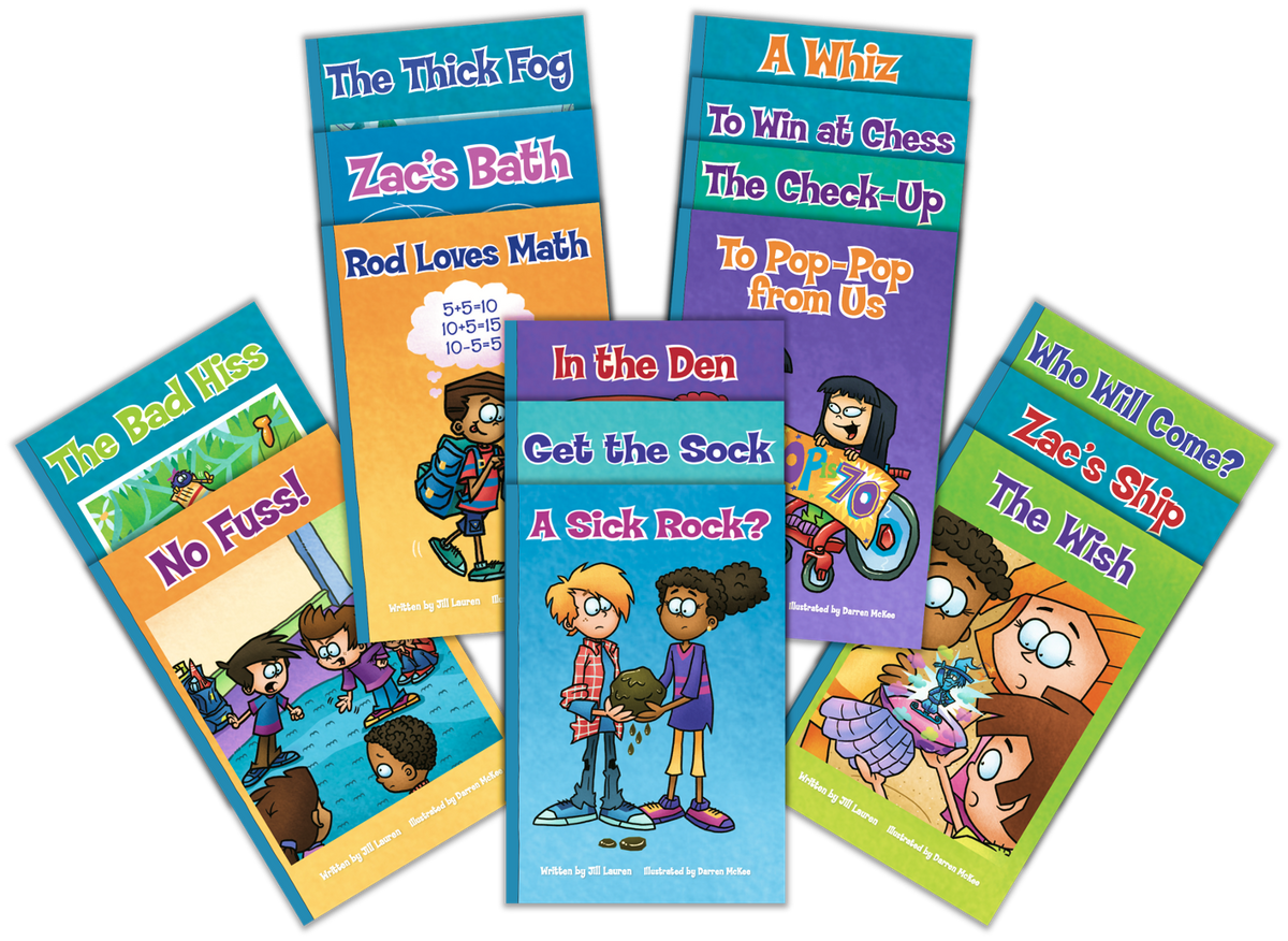 Digraph Decodable Book Set (Level 2) - 15 Items – Whole Phonics™