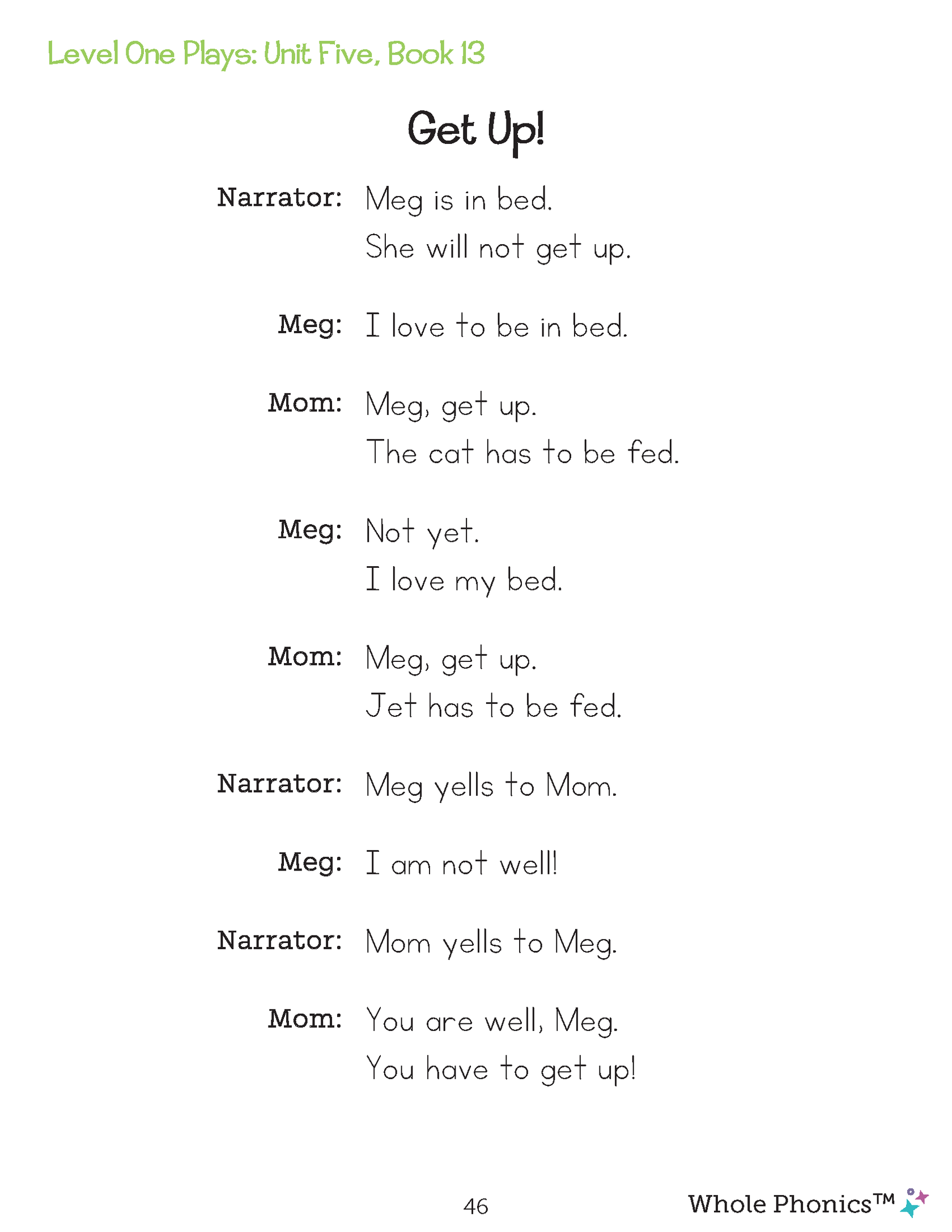 Let's Play! Short Vowel Reader's Theater (Level 1) – Whole Phonics™